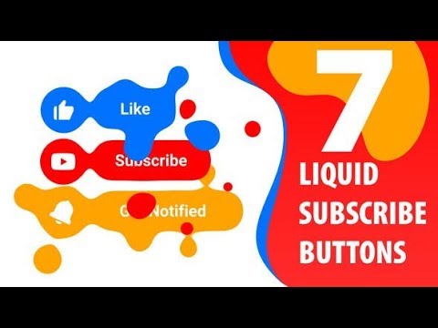 Liquid Youtube Subscribe Button (After Effects template)
