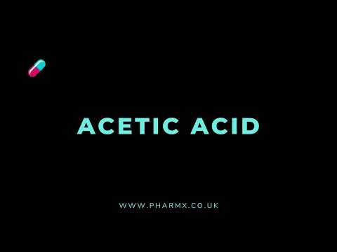 How to pronounce Acetic acid