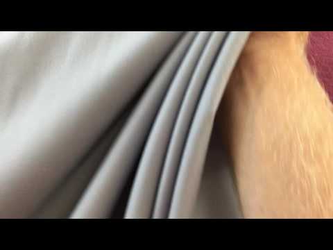 Gabardine Wool Fabric In Pastel Gray. Worsted Gabardine Wool By The Yard