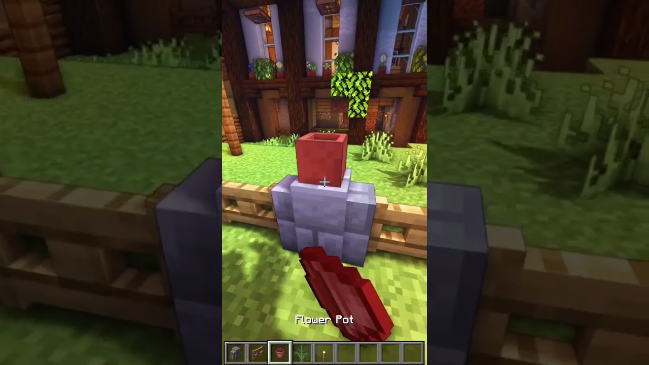 FENCE GATE TRICK! 🤯🤩 Minecraft Hacks! #shorts