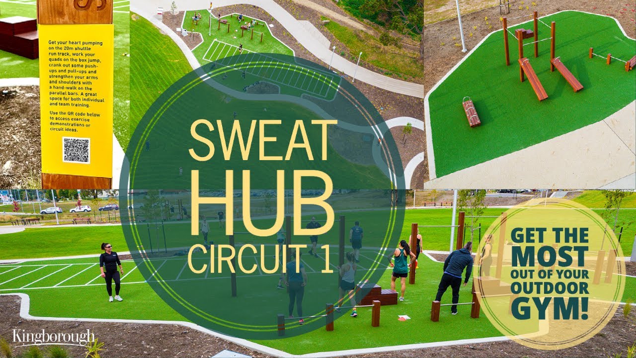 Get the most out of your outdoor gym! Sweat hub- circuit 1