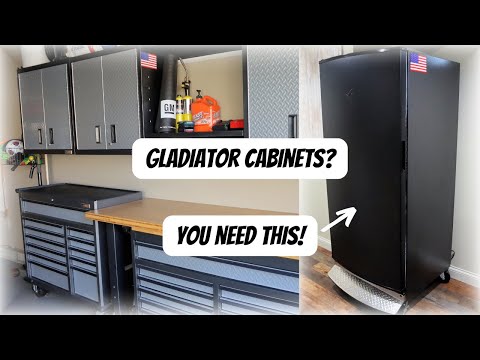 Gladiator Refrigerator GARF30FDGB | Best Garage Refrigerator - The Only Step-to-Open Door