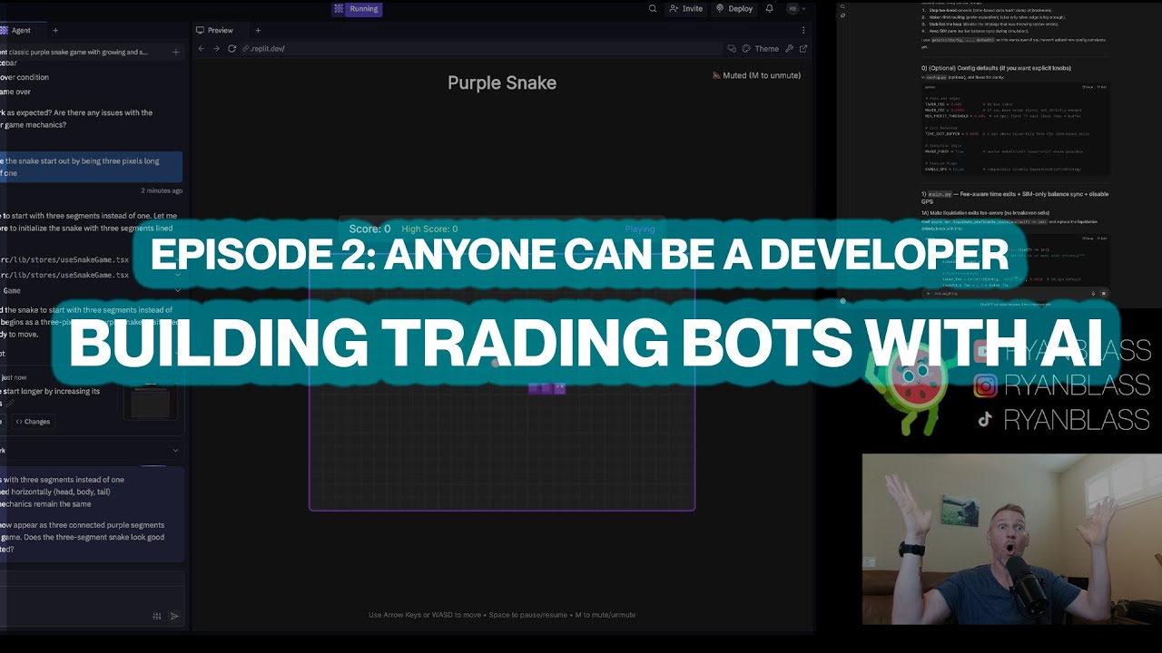 Build Trading Bots (or anything else) with Replit! 