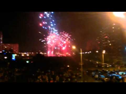 novoroční ohňostroj 2012/2013 Ostrava-Hrabůvka (2/2)