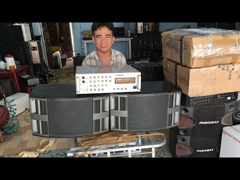 Bộ karaoke giá chỉ 1tr7 - Amply PA 3600S Loa bass 25cm