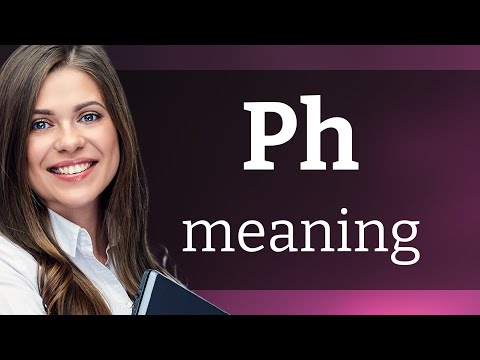 Ph | meaning of PH