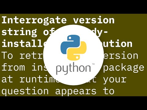 How can I get the version defined in setup.py (setuptools) in my package?
