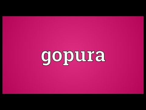 Gopura Meaning