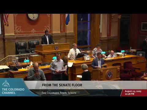 Colorado State Legislature | Colorado Senate 2025 1st Extraordinary ...