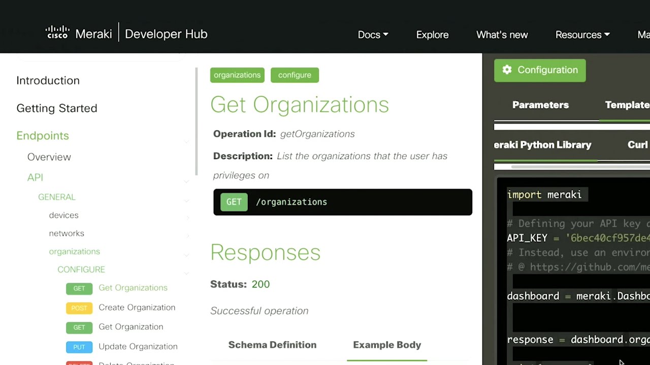 Intro to Meraki’s SDK, DevNet Snack Minute, Episode 5