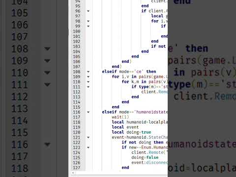 SCRIPTING AN ANTI CHEAT SCRIPT IS THIS LONG #roblox #fyp #robloxstudio #coding
