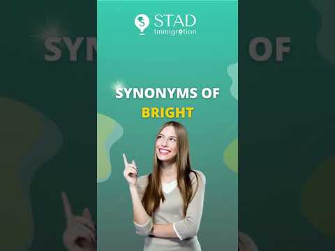 Synonyms of "BRIGHT" | IELTS Preparation | STAD Immigration