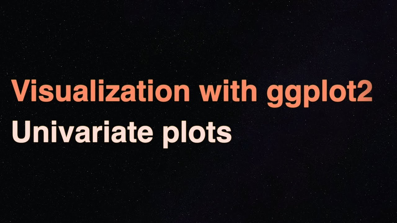 Exploratory Data Visualization with ggplot2 | 3. Univariate Plots