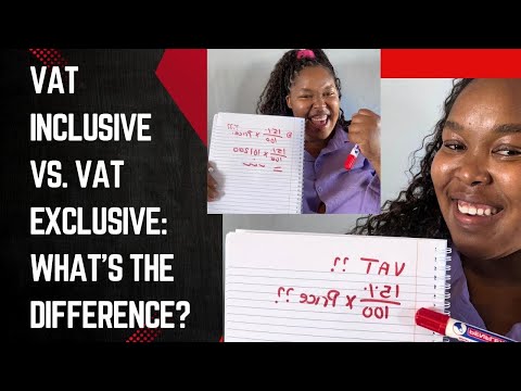 Finance: VAT, VAT Exclusive, VAT Inclusive Mathematical Literacy Grade 10,11&12
