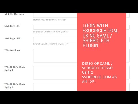 Restyaboard - Login with SSOCircle.com, using SAML / Shibboleth Plugin