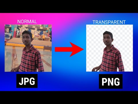 How to remove background in photo| Convert JPG to PNG| Change background in mobile| #unitechkannada