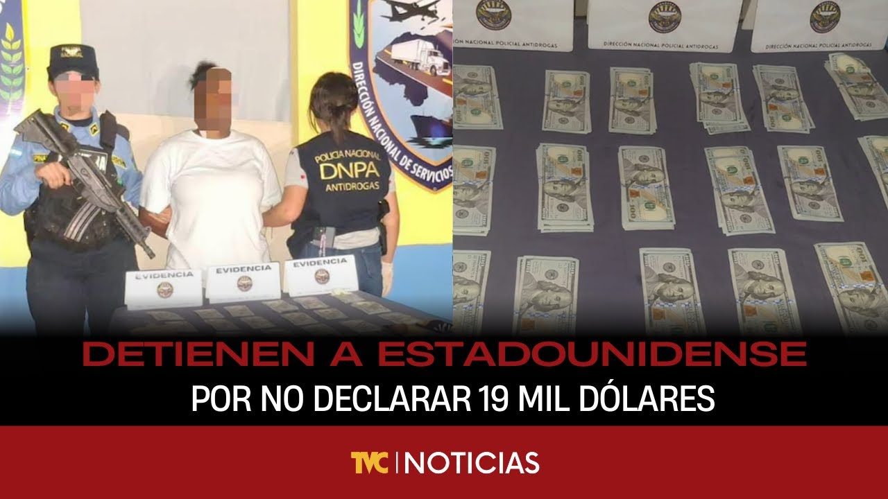 Woman arrested for cocaine possession and American for failing to declare $19,000