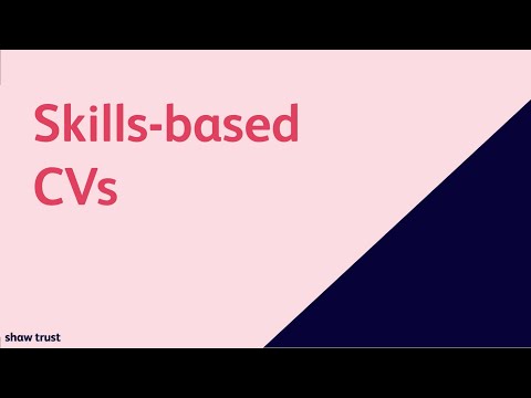 Skills Based CVs (Functional CVs)