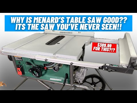 The Least Known Table Saw On The Market!?! || MasterForce Table Saw || Full Review