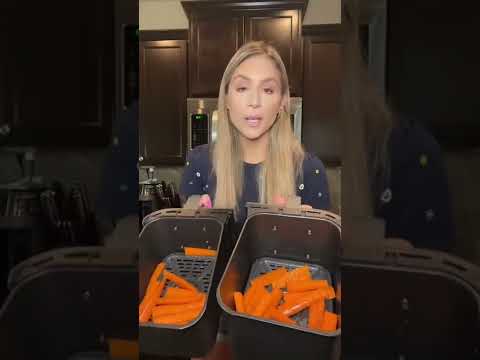 Air Fryer carrots: delicious high volume veggie fries!