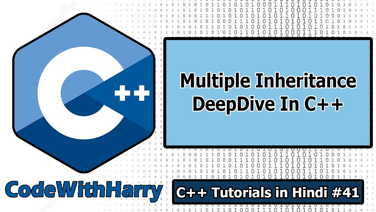 Multiple Inheritance Deep Dive with Code Example in C++ | C++ Tutorials for Beginners #41