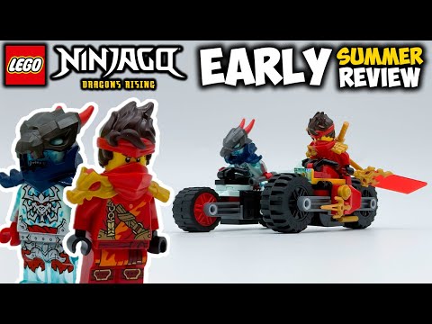 Kai's Motorcycle Speed Race EARLY Summer 2025 Review! Ninjago Dragons Rising Set 71838