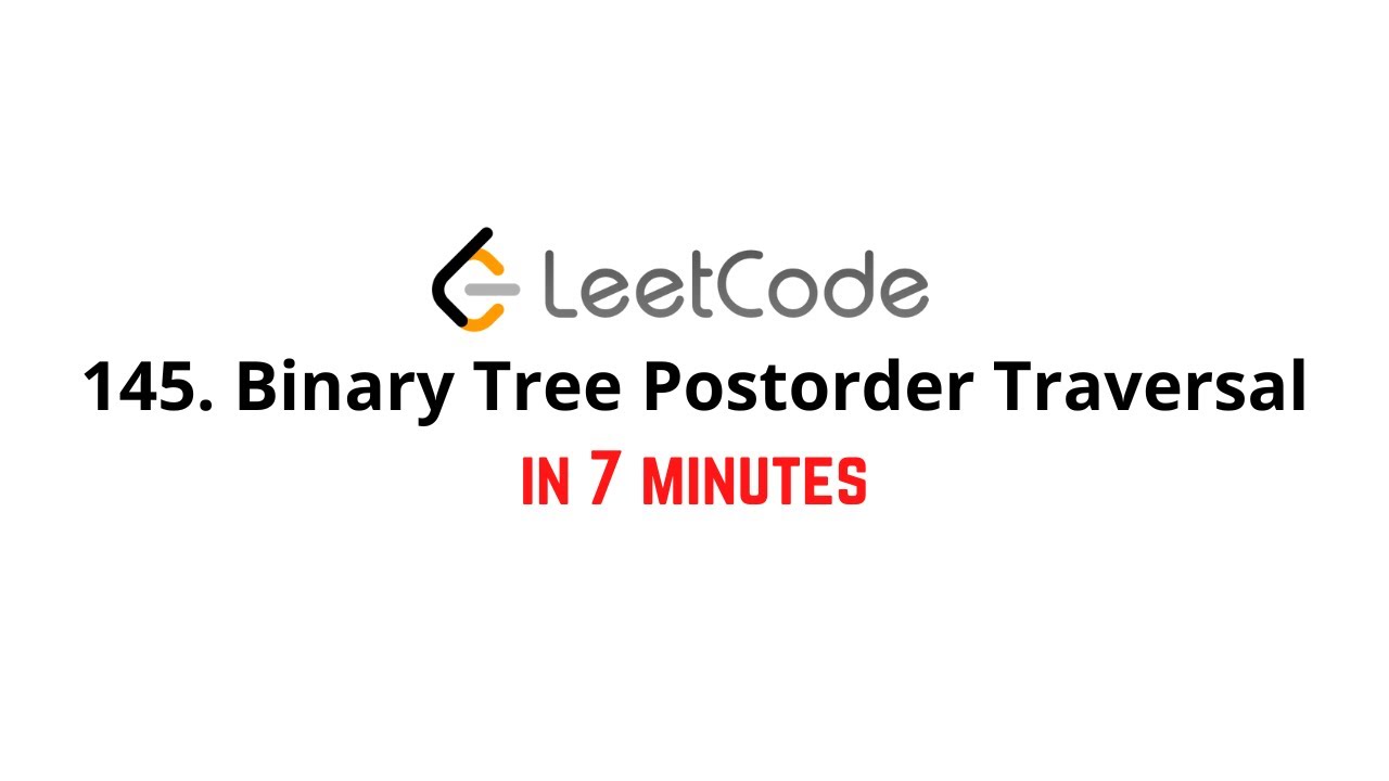 145. Binary Tree Postorder Traversal - Java Solution
