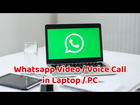Whatsapp Trick to do Video / Voice Calls in Laptop or PC #Shorts