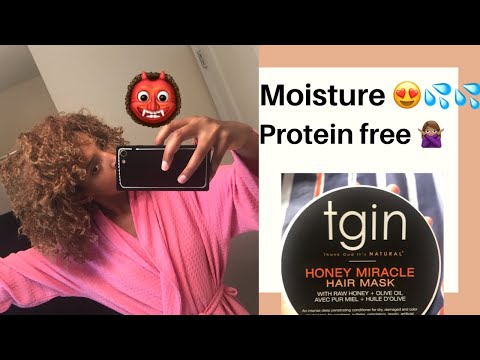 The BEST deep conditioner for DRY curls | TGIN Honey Miracle Mask