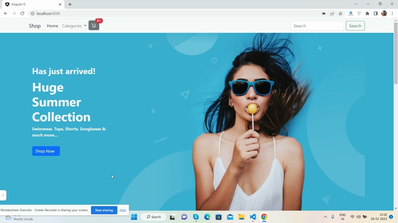 Create Your First Ecommerce Website with Angular 15