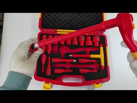 S683-21 SFREYA VDE 1000V Insulated Tool Set (21pcs Socket Wrench Set)