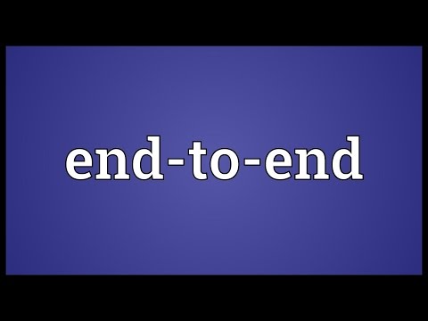 End-to-end Meaning