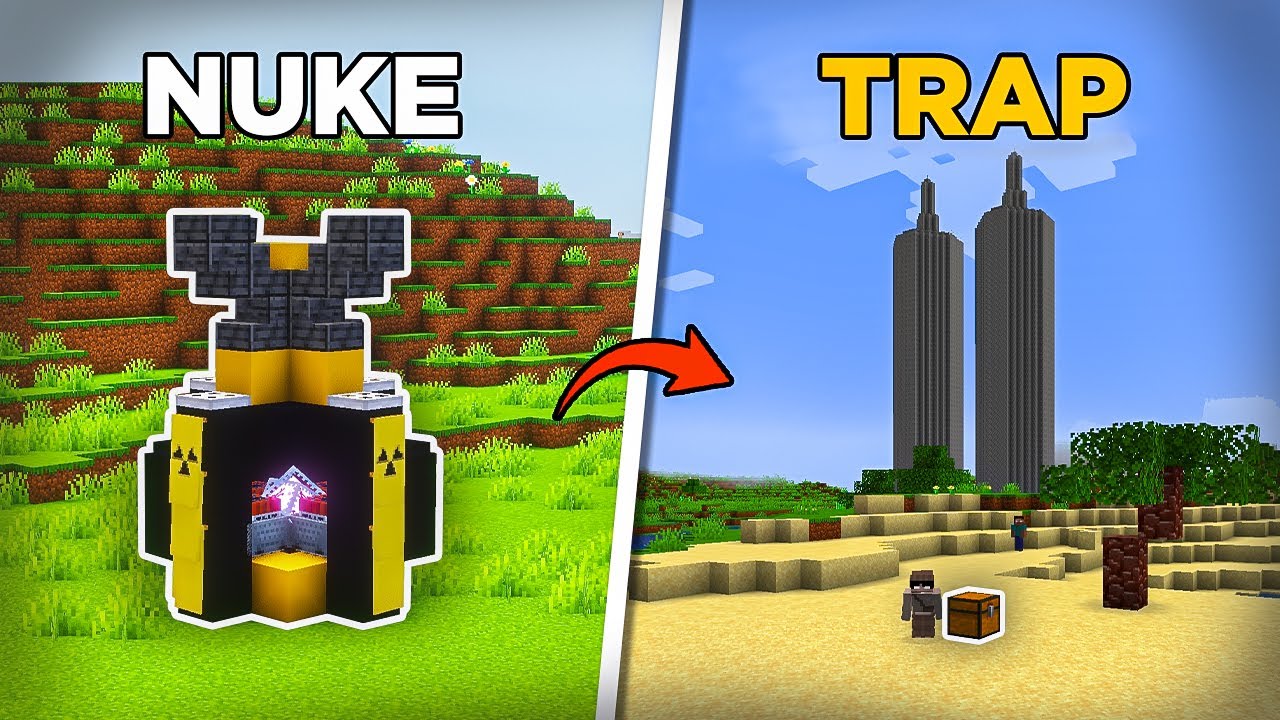 3+ BEST Bomb and Trap Build Hacks! (Easy Tutorial) [MINECRAFT]