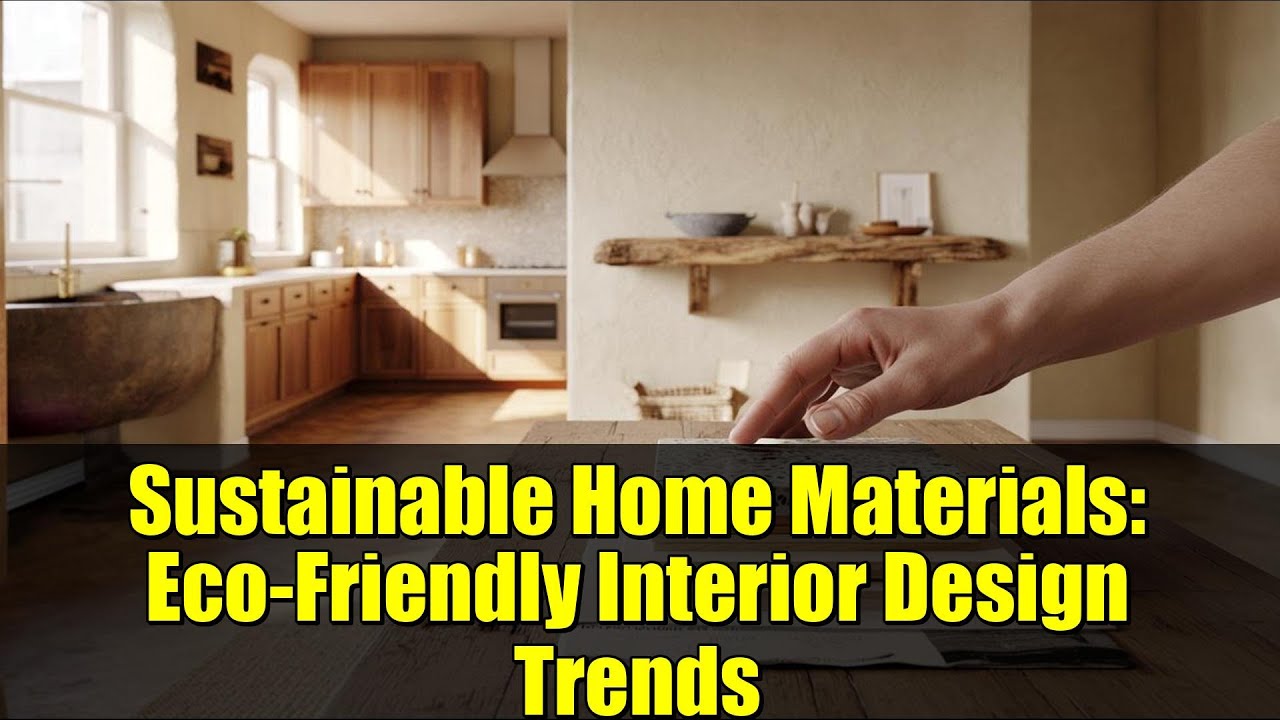 Sustainable Home Materials: Eco-Friendly Interior Design Trends