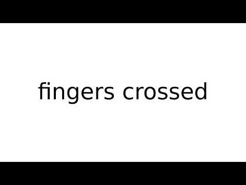 fingers crossed #idiom #idioms #english #meaning #meanings #definition #definitions