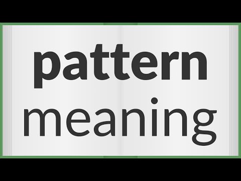 Pattern | meaning of Pattern