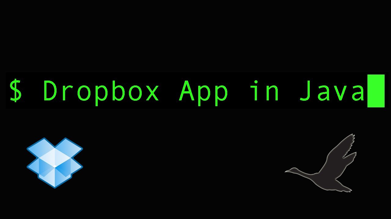 Dropbox App example in Java