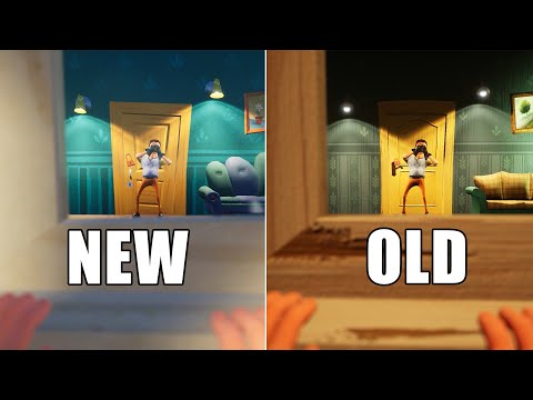 Hello Neighbor New VS Old Style Comparison