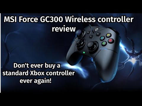 MSI Force GC300 Wireless Controller Review! I am done using the standard xbox controller!