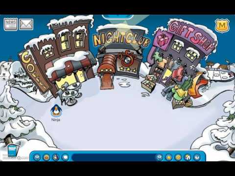 Club Penguin Official Winter Luau Party Footage (2006)