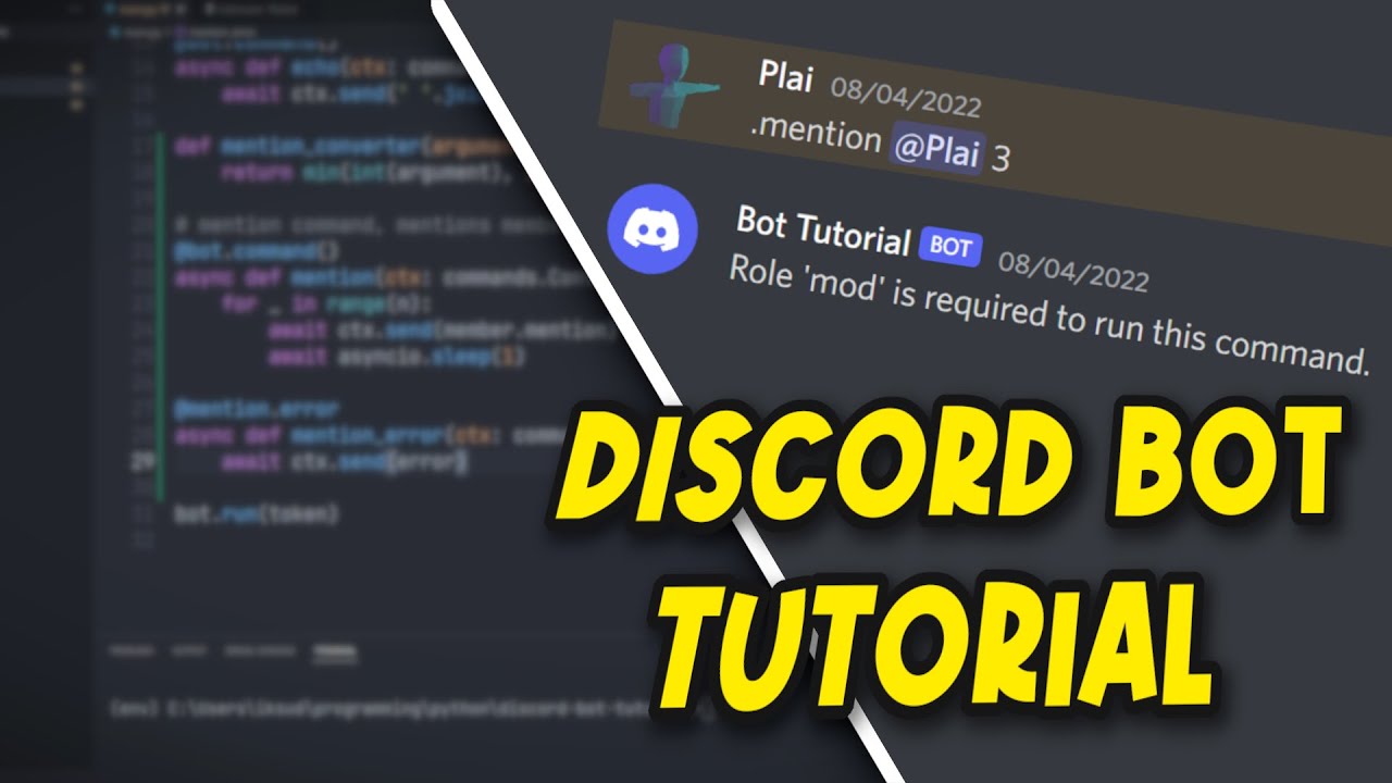 Discord Bot Tutorial #2 | Commands