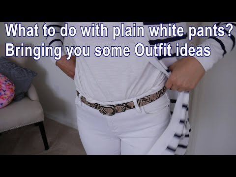 white pants? plain White jeans Outfit ideas for Women//Florida outfits Amazon links