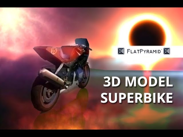 Superbike 3D Model - FlatPyramid