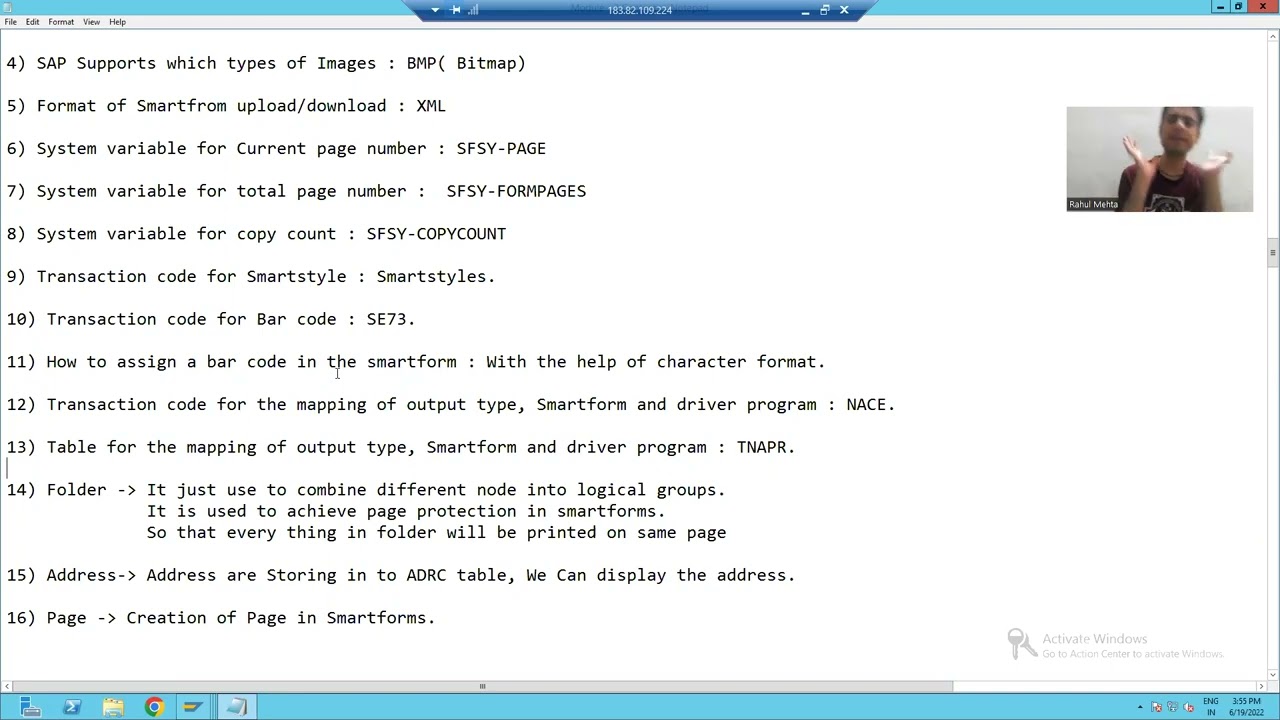 40 - Smartforms - Bar Code and Character Format