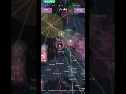 Travel Destinations Finder Astrocartology #astrology #astrologyapp #astrocartography