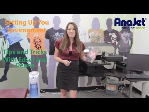 Setting Up Your Environment ( T-Shirt Direct To Garment "DTG" AnaJet Printing )