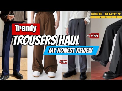 Off Duty korean Pants Review | Trousers Haul for Men | Try on Haul