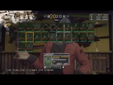 LET IT DIE +19 jackal sword d stats