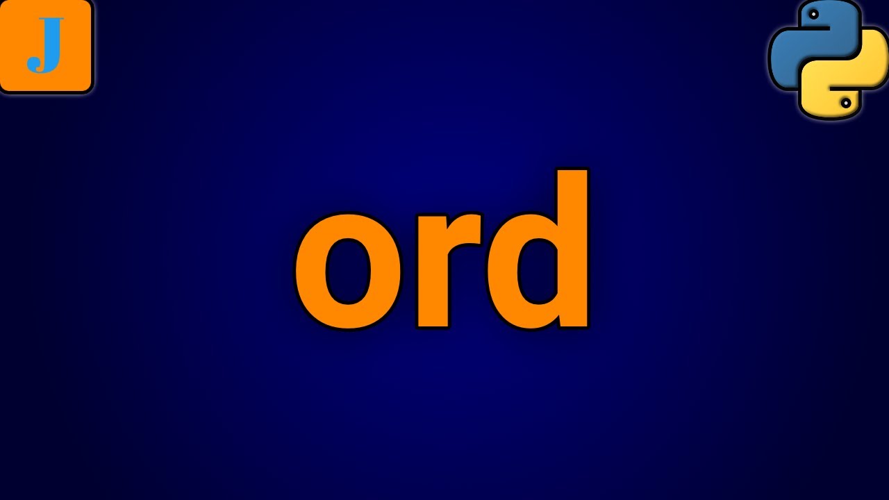 Python ord