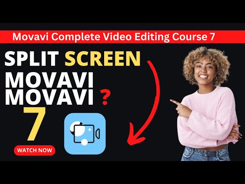 How to Make Split Screen Video in Movavi Video Editor⬆️ Movavi Course For Beginners 2023 Video 7